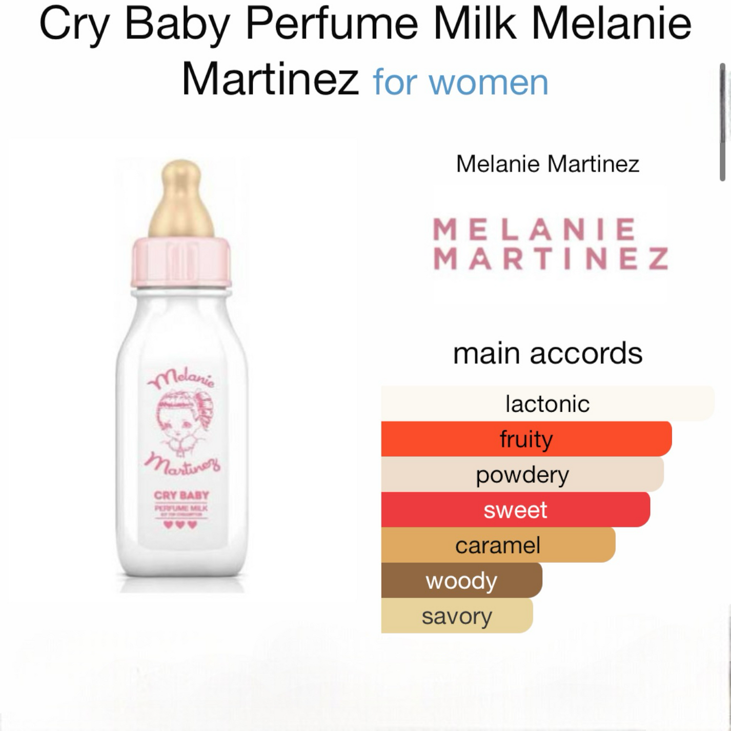Cry Baby Perfume Milk by Melanie Martinez EAU De PARFUM – Fragrance ...